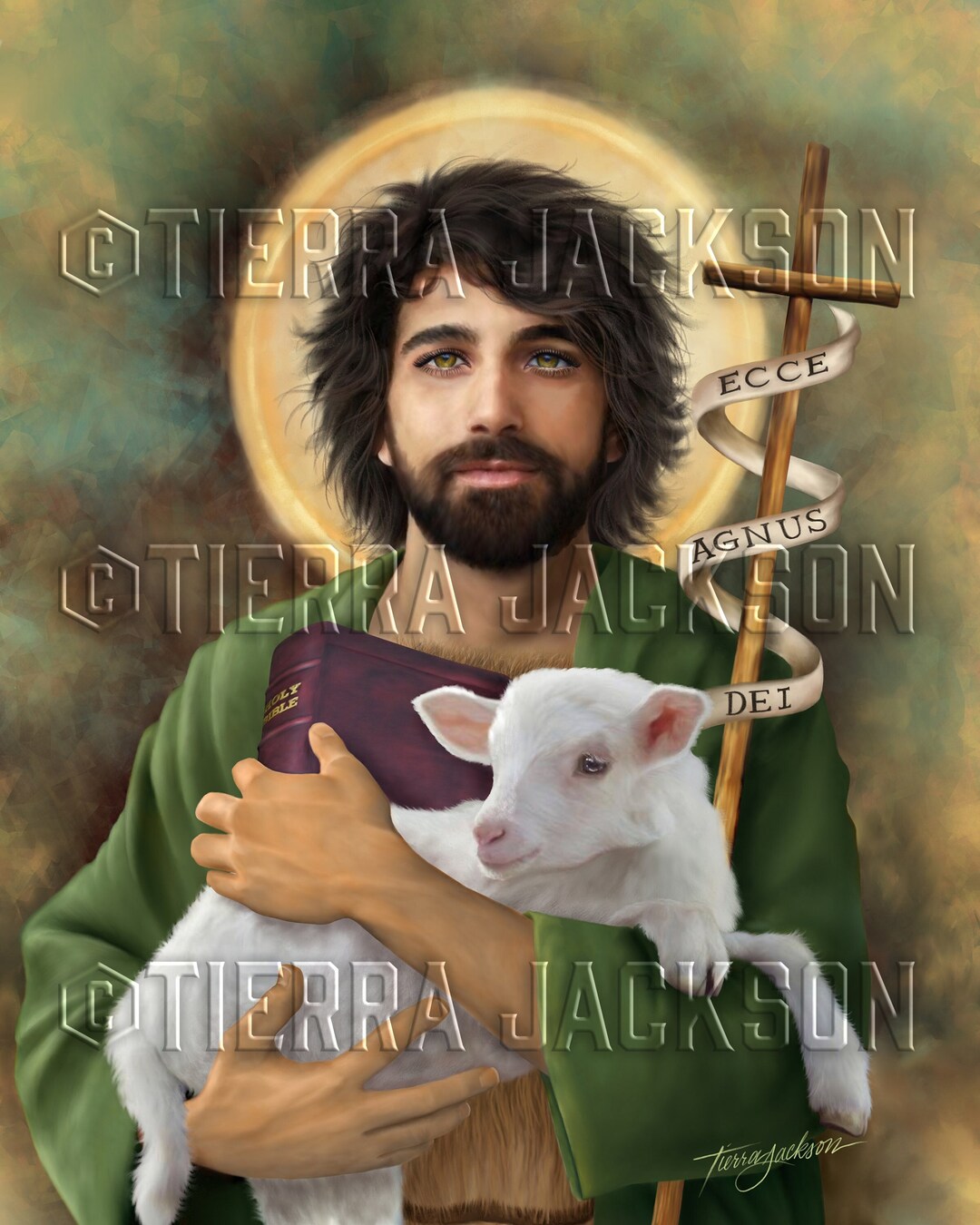 Buy St. John the Baptist by Tierra Jackson: Religious Art Print Online ...