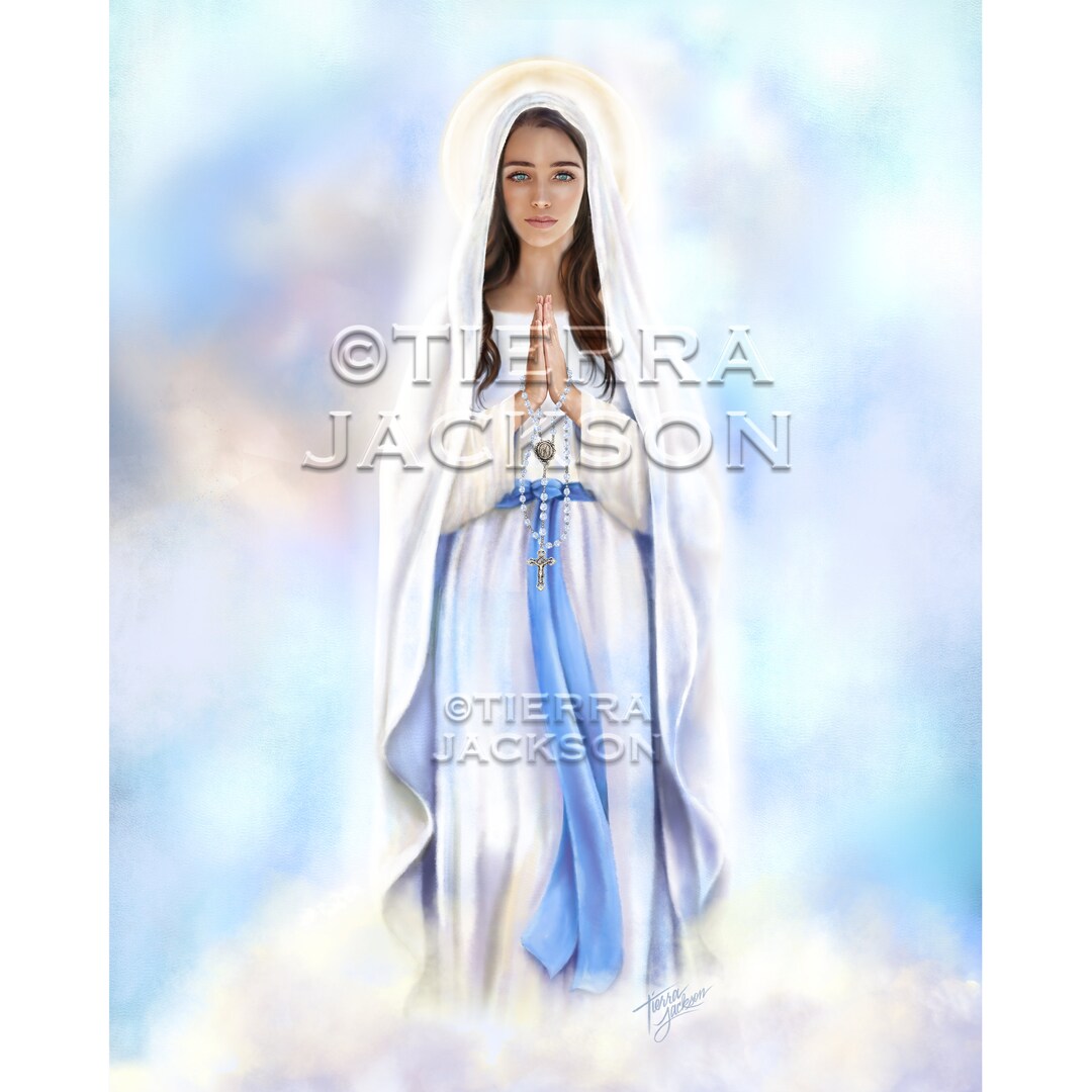 Immaculate Conception by Tierra Jackson: Religious Art Print, Virgin ...