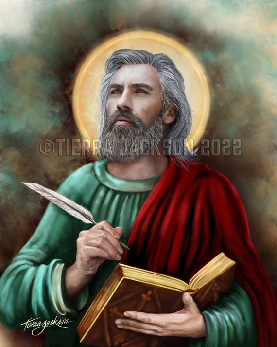 Saint Matthew ©tierra Jackson 2022. Signed 8x10 Art - Etsy
