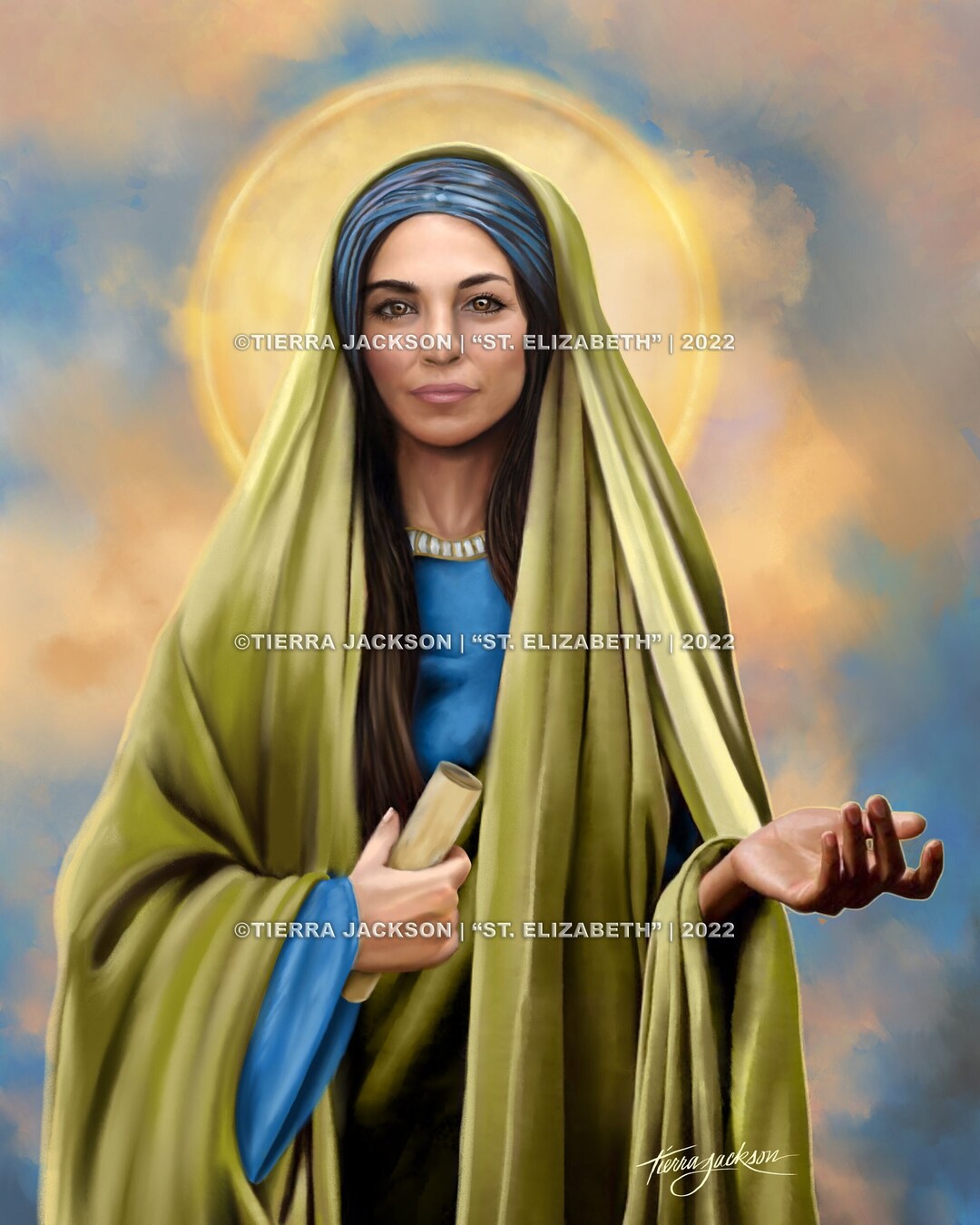 Saint Elizabeth, ©tierra Jackson, 2022. Signed Archival Museum Quality ...