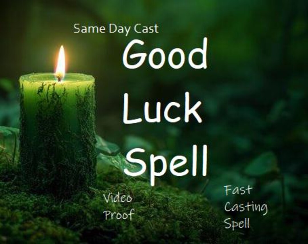 Good LUCK Spell- Win Lottery - Get Promoted - Find Love - Win 1st Place ...