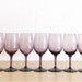 Set of 6 Libbey Amethyst Violet Purple Glass Champagne Wine Stemware ...
