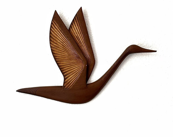 Mid Century Modern Flying Duck Sculptural Wall Art - Etsy