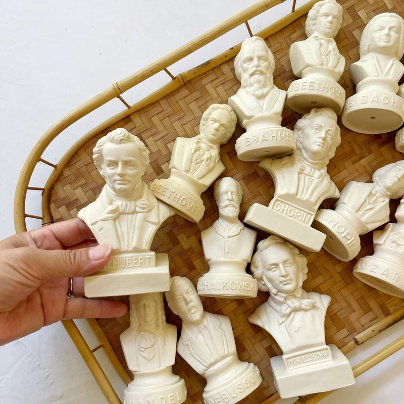 Composer Bust Statues - Etsy