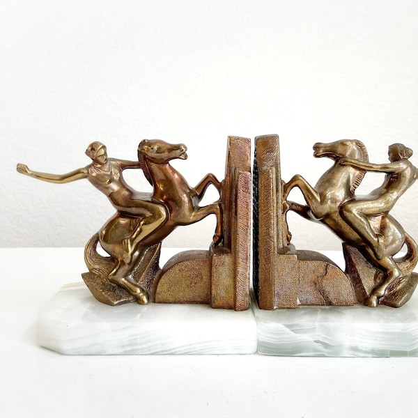 Brass Bookends - Etsy