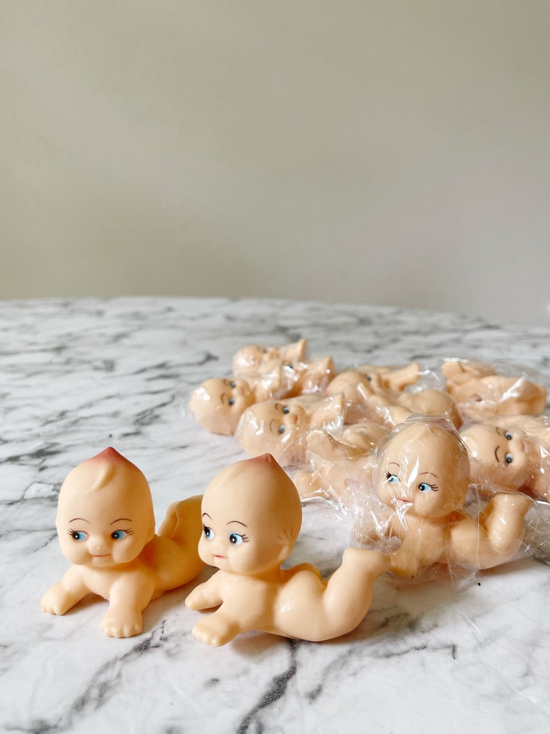 Small Vintage Plastic Baby Kewpie Toy Doll Set of 6 - Etsy