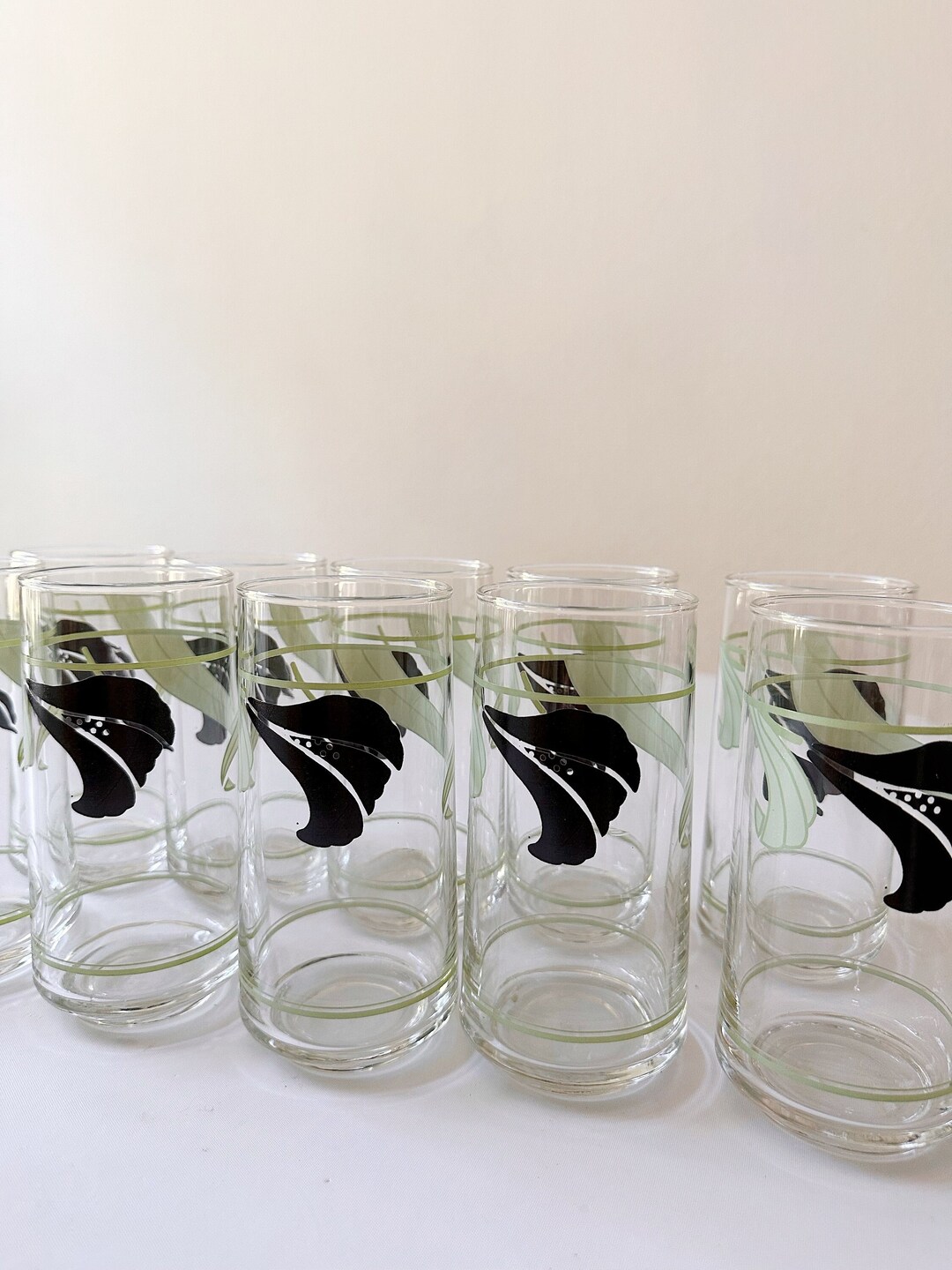 Corelle Black Orchid Drinking Glass Tumbler Box Set | Water Juice ...