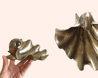 Brass Shell Ashtray | Etsy