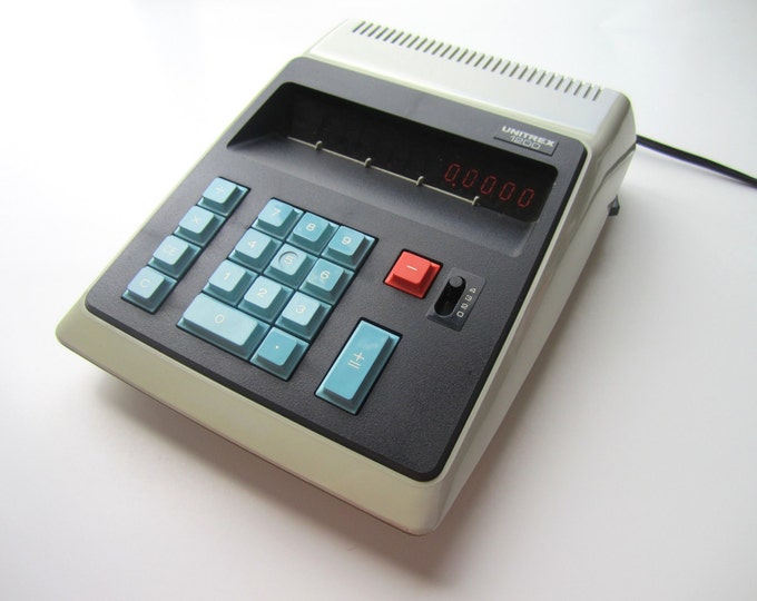 Unitrex 1200 Vintage Desktop Calculator With Panaplex Display - Etsy