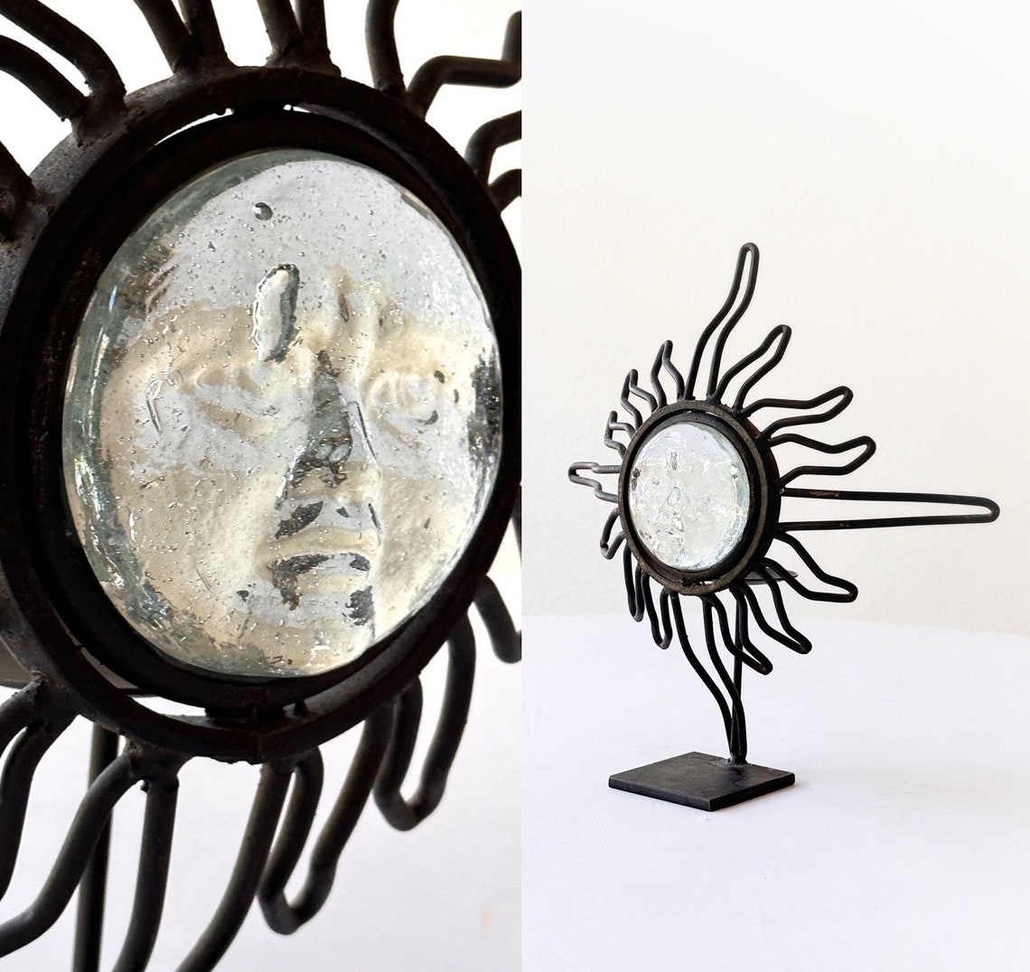 Celestial Sun Face Metal Suncatcher Votive Candleholder - Etsy