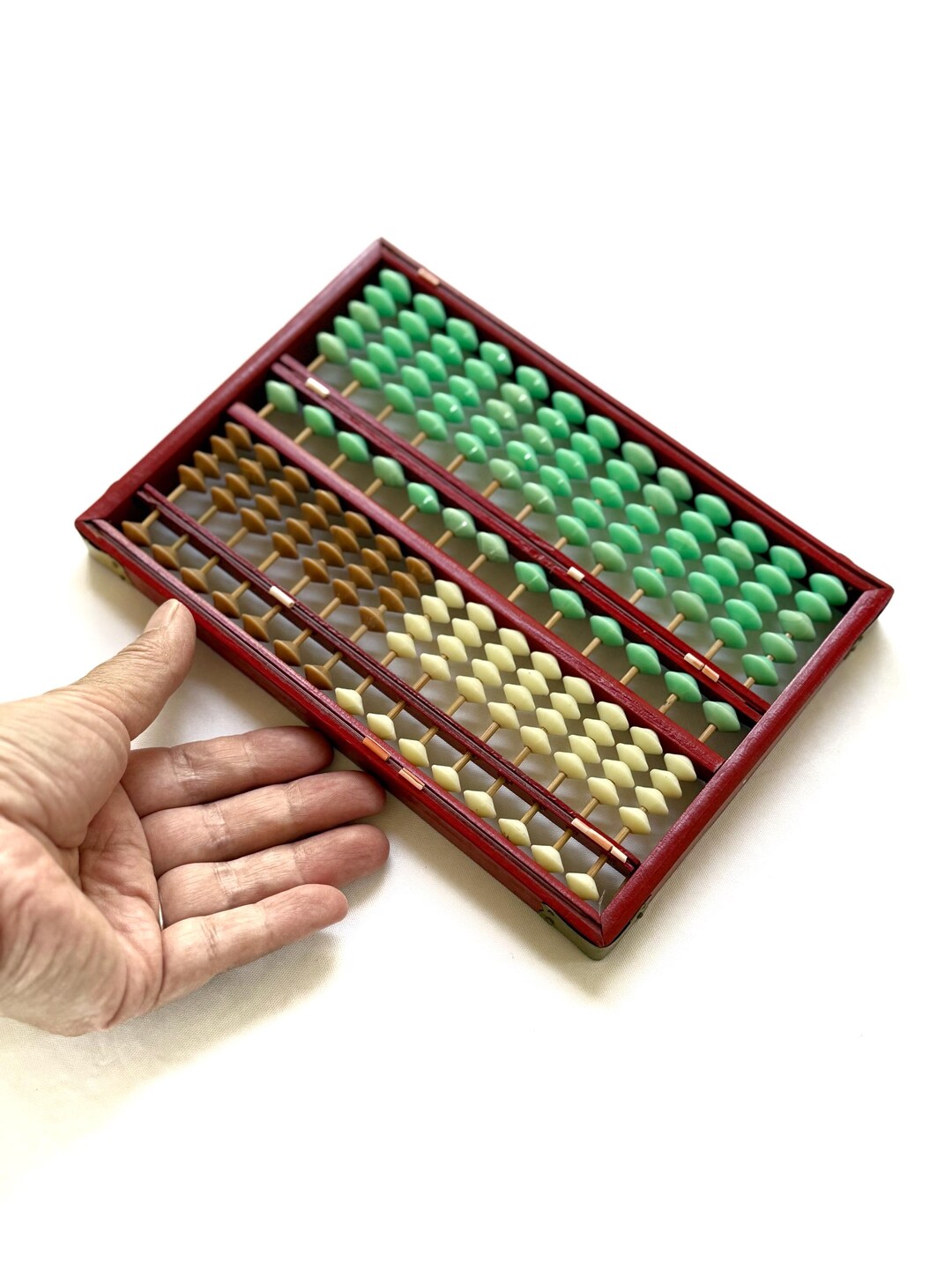 Vintage Wooden Asian Jade Abacus Counter / Counting Numbers - Etsy