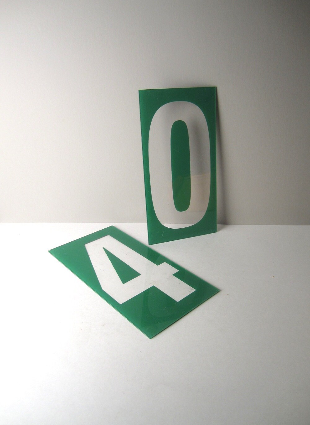 Pick a Number / Large Green Gas Station Number Sign / Modern | Etsy