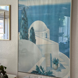 Yuriko Takata Crete Print: Summer Greek Isle Travel Poster - Etsy