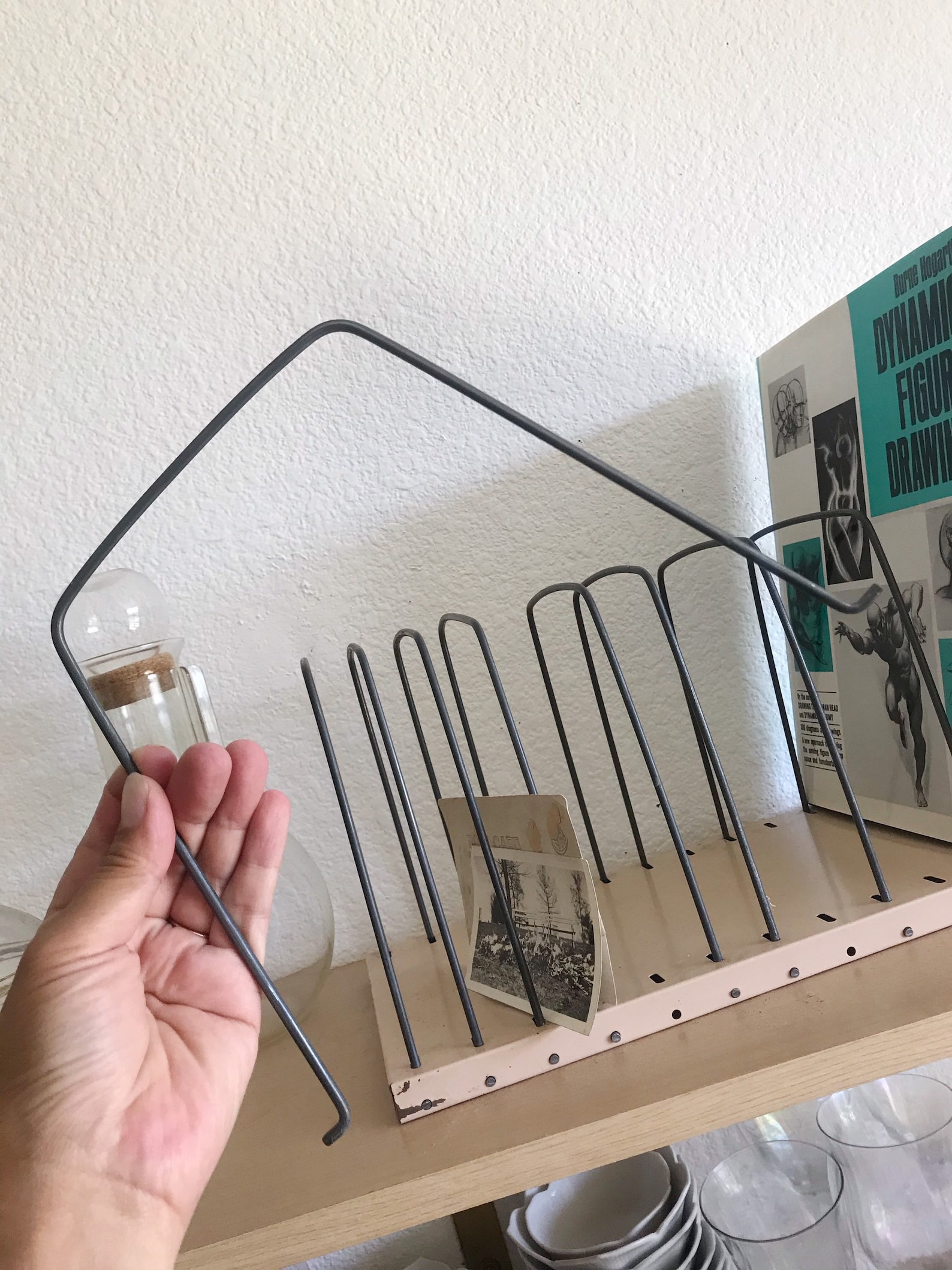 Black Industrial Metal Wire Paper File Tray Cabinet | Etsy