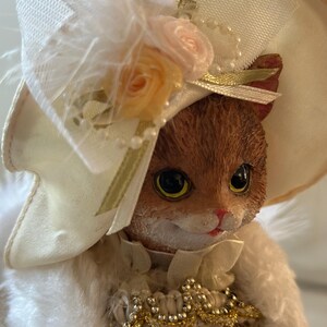 Kitty Cat Christmas Angel Tree Topper Ornament Decoration - Etsy