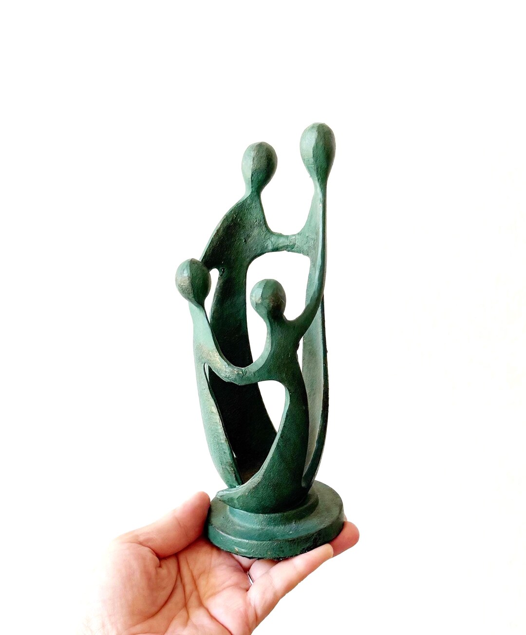 Minimalist Abstract Family Sculpture Figurine Votive Candleholder ...