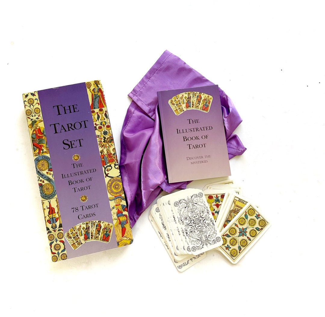Complete Set Tarot Card Deck With 78 Cards and Table Cloth - Etsy