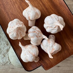 Single Ceramic Garlic Wine Bottle Topper | Cork Stopper - Etsy