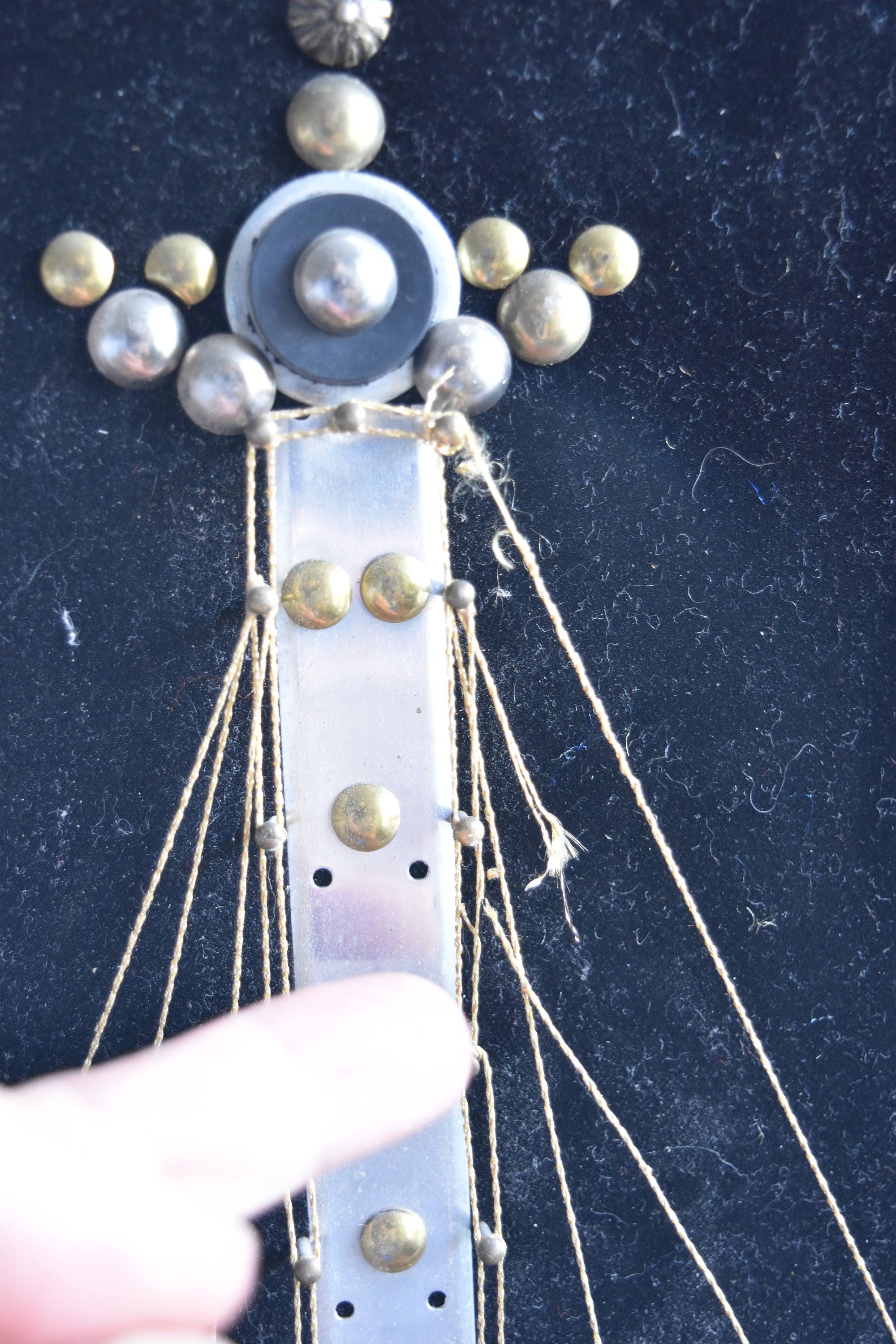 Signed original boat ship metal string art sculpture / folk | Etsy