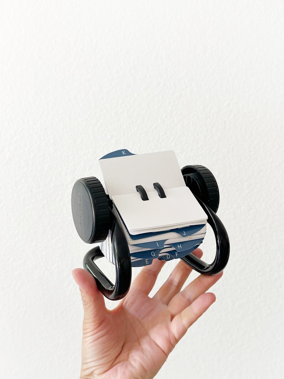 Mid Century Modern Spinning Rolodex Abc Card File Holder With Blank ...