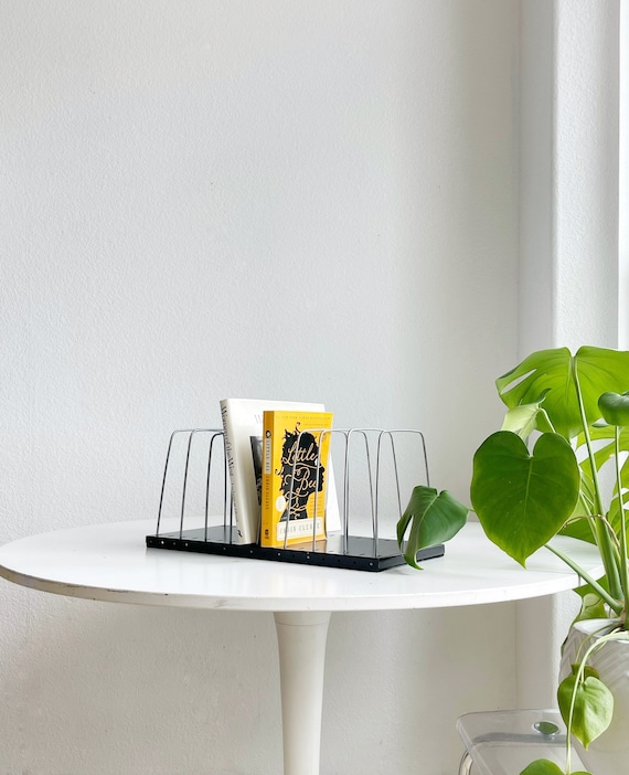 Black Industrial Metal Wire Paper File Tray Cabinet | Etsy