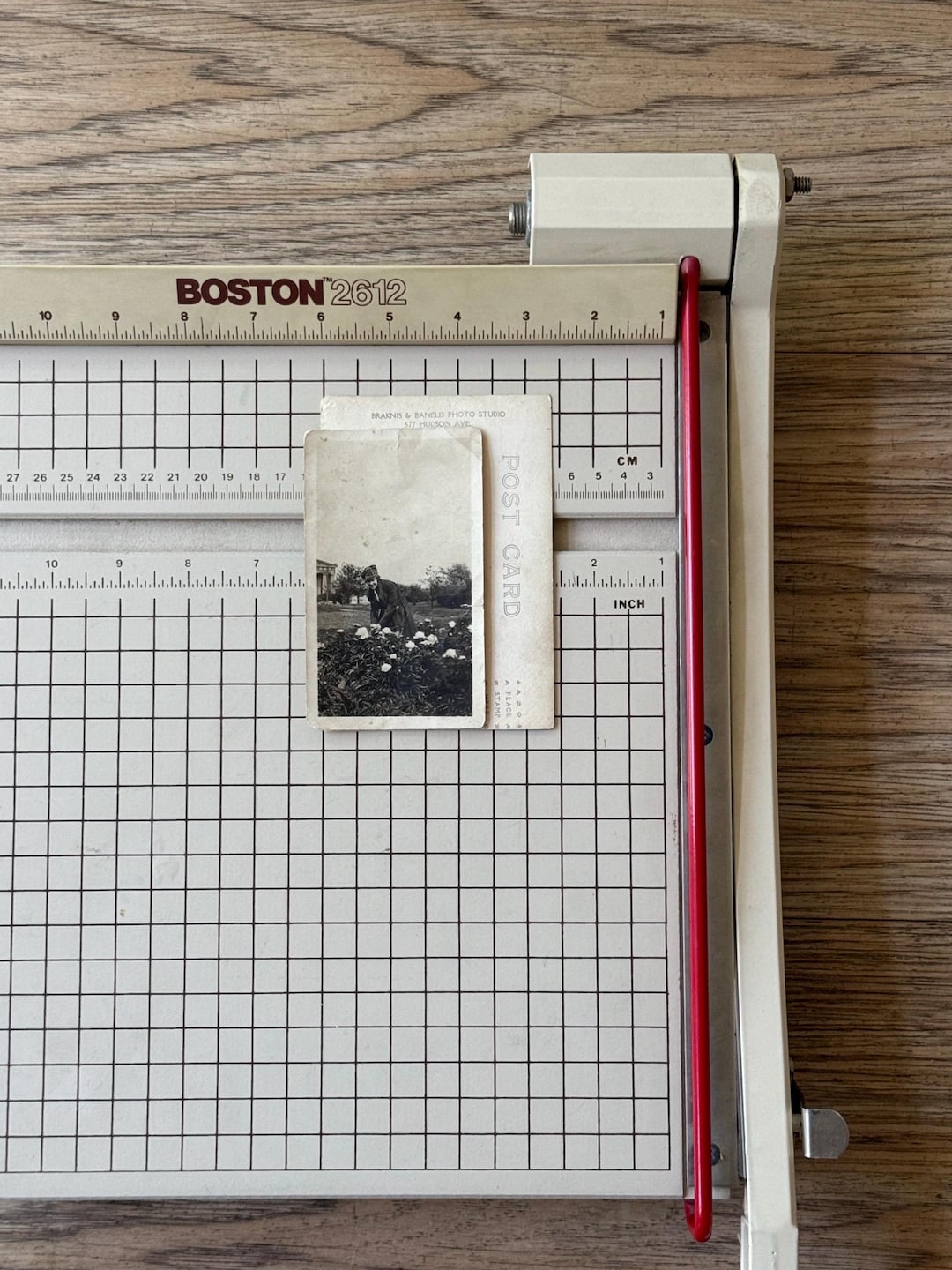 Industrial Beige Wooden Paper Cutting Board / Retro Office Supplies - Etsy