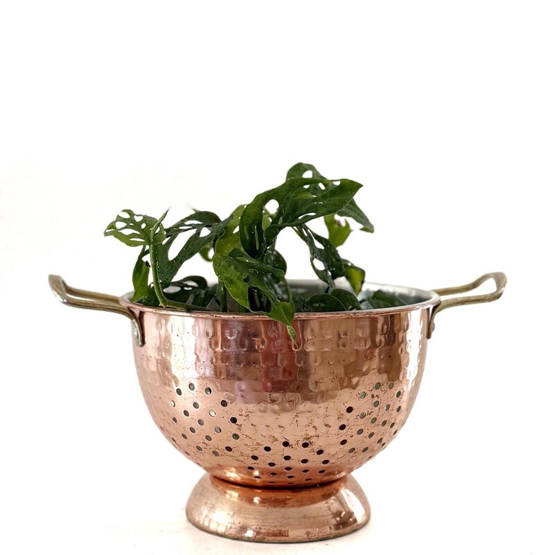 Copper Colander - Etsy
