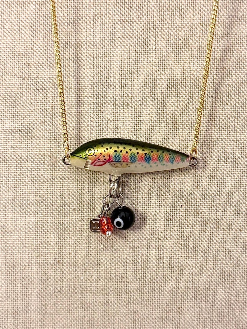 Fishing Lure Necklaces - Fish Necklace, Fish, Fishing Girl, Gift, Lures ...