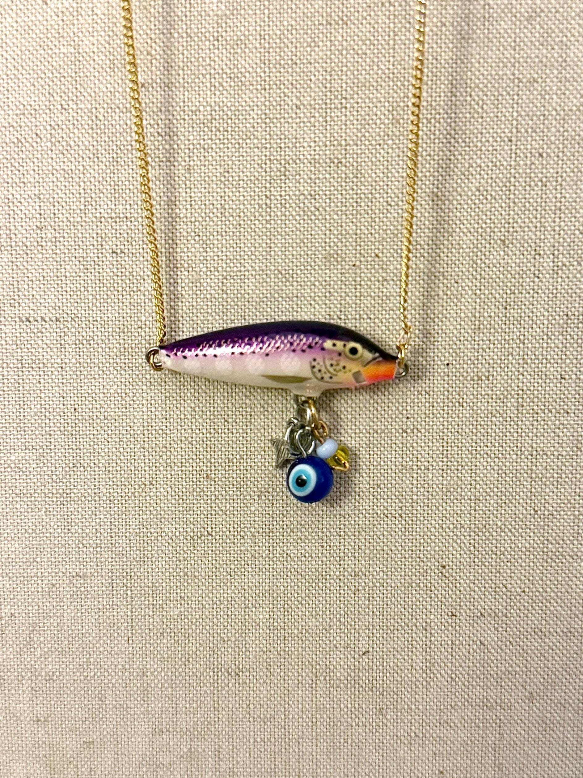 Fishing Lure Necklaces - Fish Necklace, Fish, Fishing Girl, Gift, Lures ...