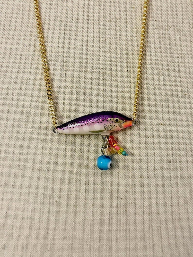 Fishing Lure Necklaces - Fish Necklace, Fish, Fishing Girl, Gift, Lures ...