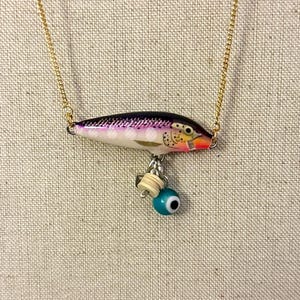 Fishing Lure Necklaces - Fish Necklace, Fish, Fishing Girl, Gift, Lures ...