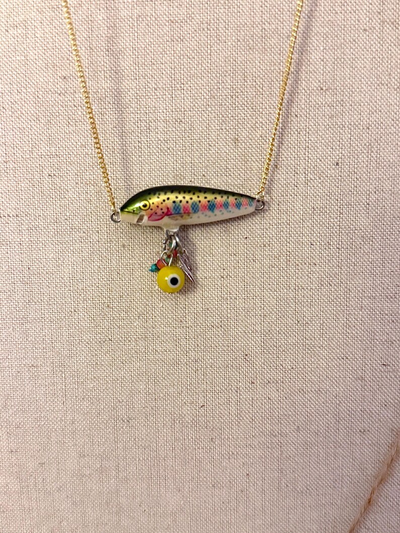 Fishing Lure Necklaces - Fish Necklace, Fish, Fishing Girl, Gift, Lures ...