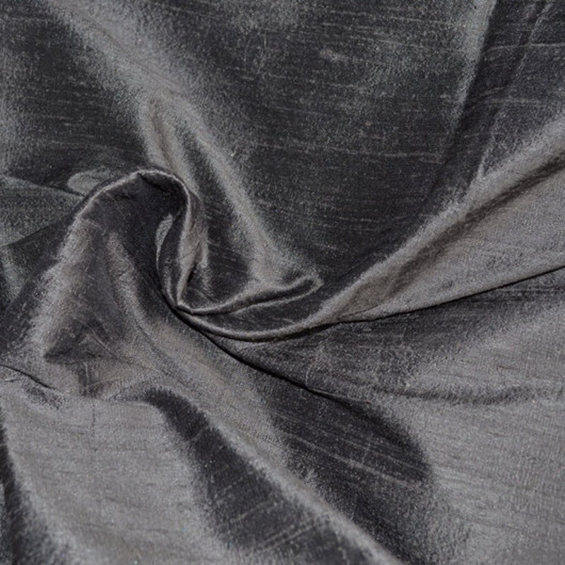 Grey Silk Fabric - Etsy