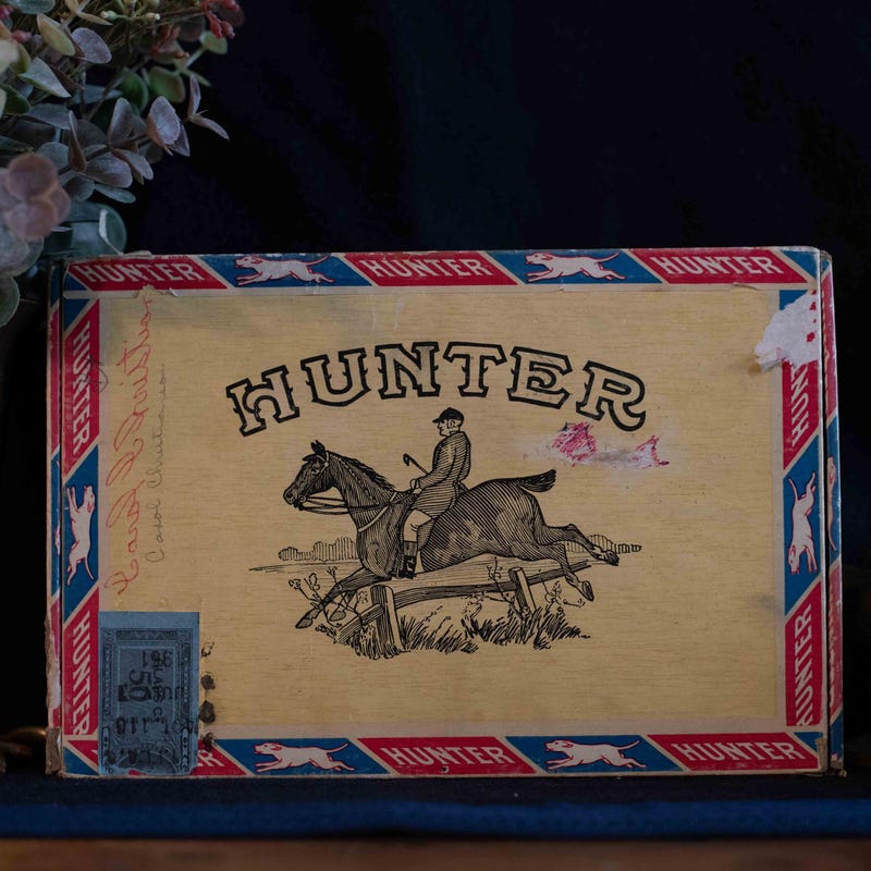 Vintage Cigar Box - Etsy