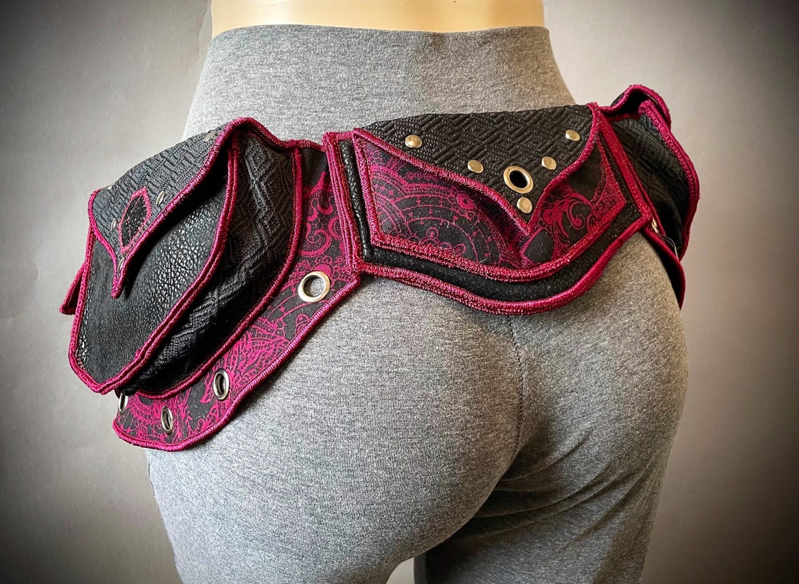 Steampunk Festival Belt Bag, Waist Belt Bag, Hippie Belt Bag, Cottage ...