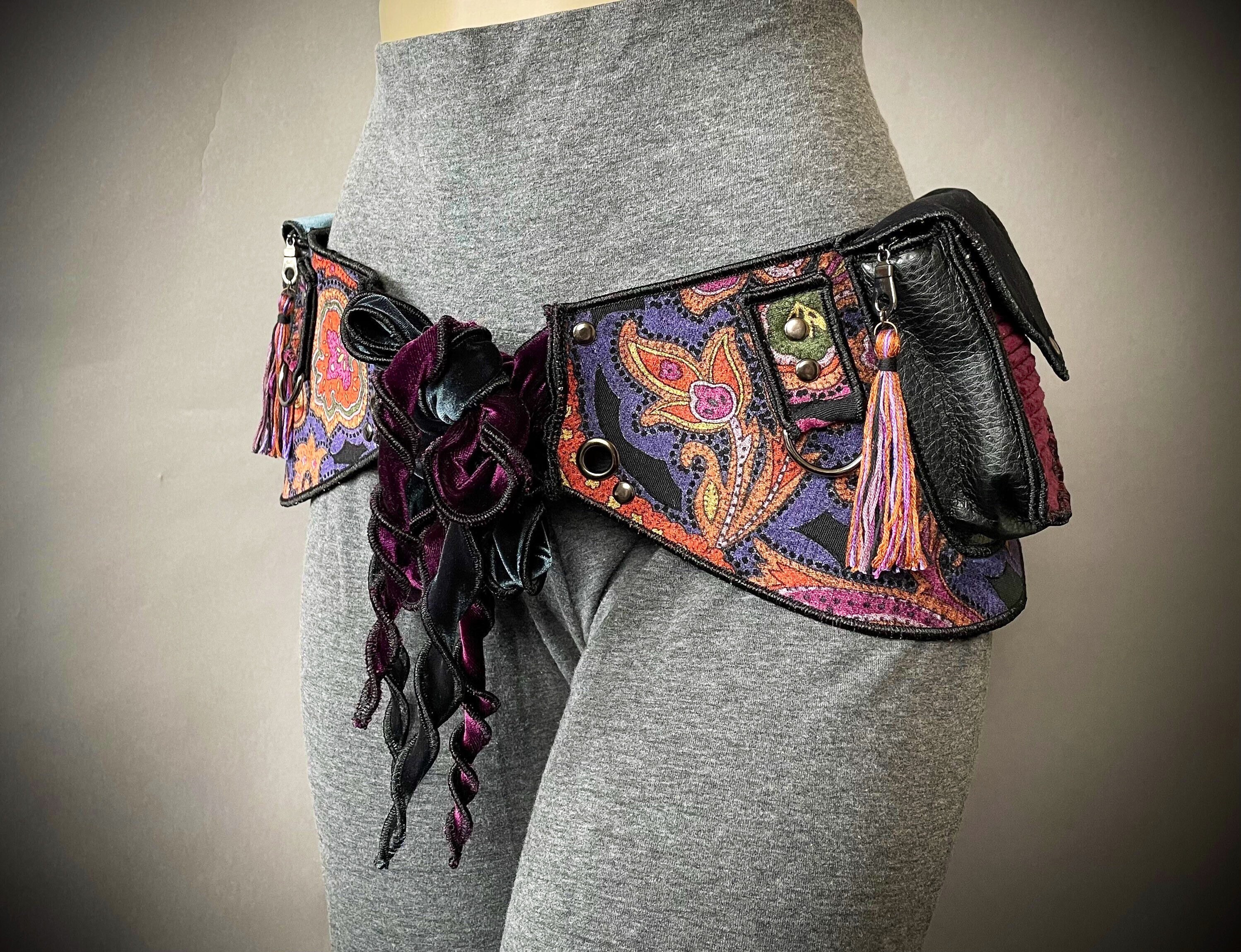 Dark Fairy Fantasy Hip Bag, Festival Hip Bag, Costume Belt Bag ...