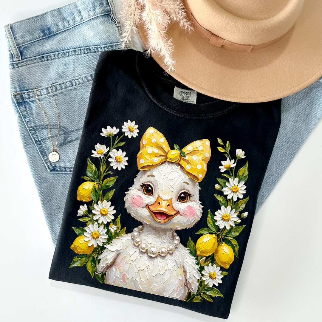 Lemon Goose PNG, Lemon Duck Clipart, Cute Goose Sublimation, Summer PNG ...