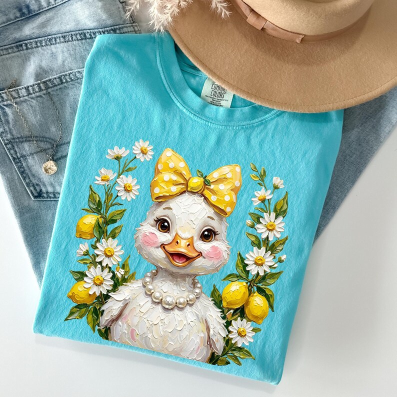 Lemon Goose PNG, Lemon Duck Clipart, Cute Goose Sublimation, Summer PNG ...