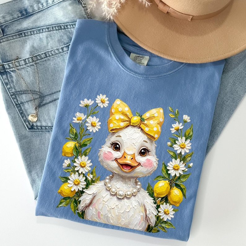 Lemon Goose PNG, Lemon Duck Clipart, Cute Goose Sublimation, Summer PNG ...