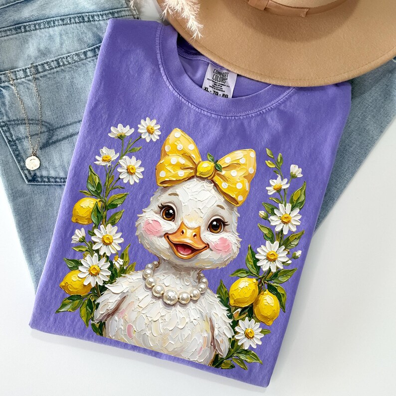 Lemon Goose PNG, Lemon Duck Clipart, Cute Goose Sublimation, Summer PNG ...