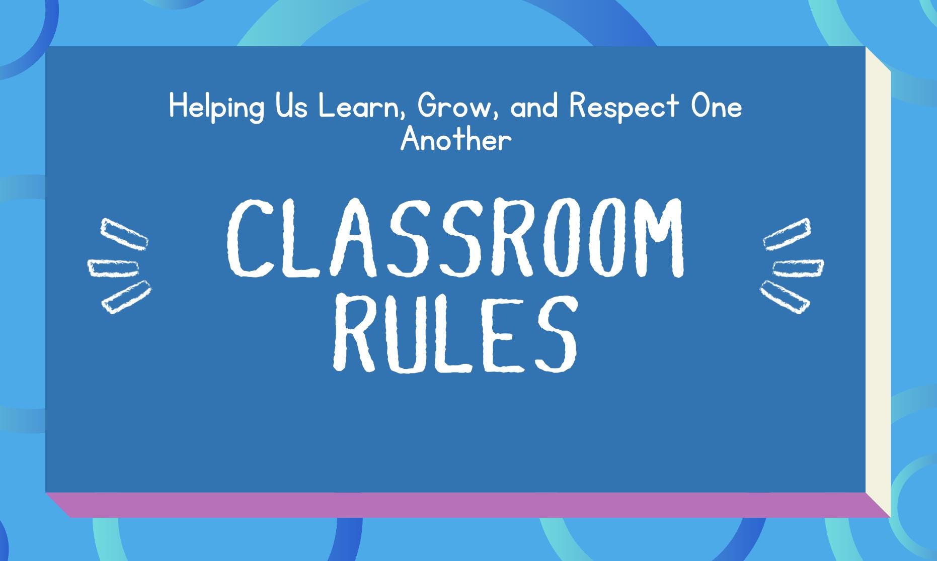 Classroom Rules Poster | Editable Classroom Decor | Positive Behavior ...
