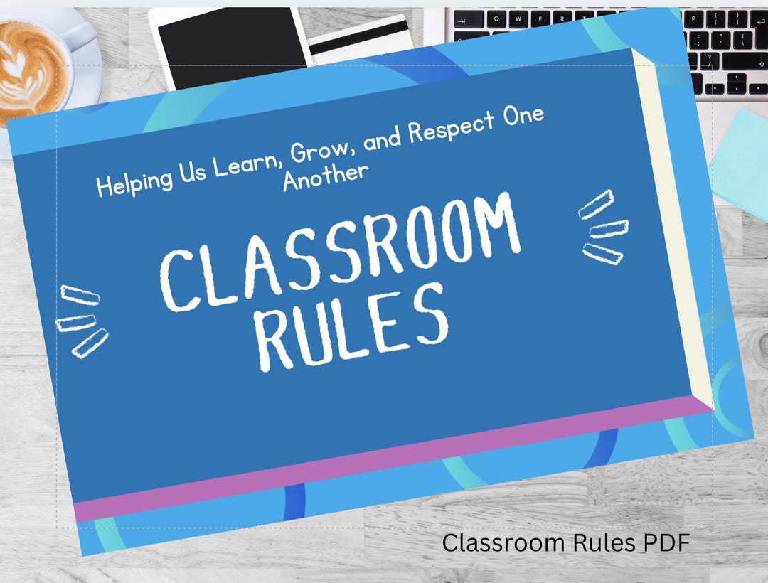 Classroom Rules Poster | Editable Classroom Decor | Positive Behavior ...