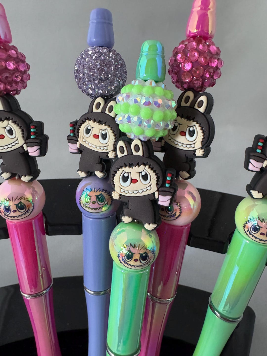 Fancy Bling Beaded Rhinestone, Monsters Colorful Pens - Etsy