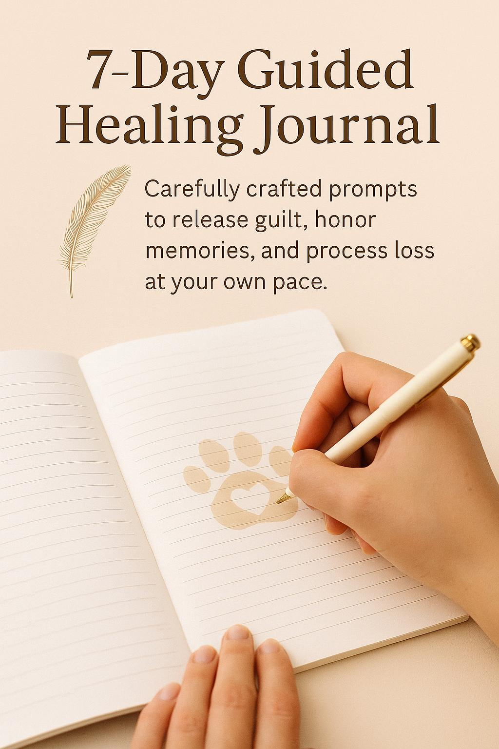 Saying Goodbye | A Gentle Healing Workbook for Pet Loss | Printable ...