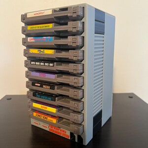 NES Cartridge Tower – 3D Printed Retro Game Holder Styled Like Classic ...