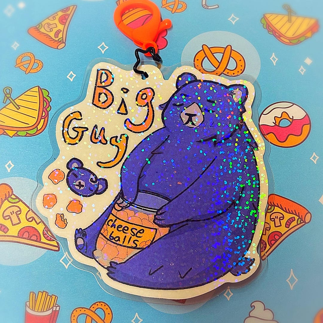 Bear Big Guy Premade Furry Badge - Etsy