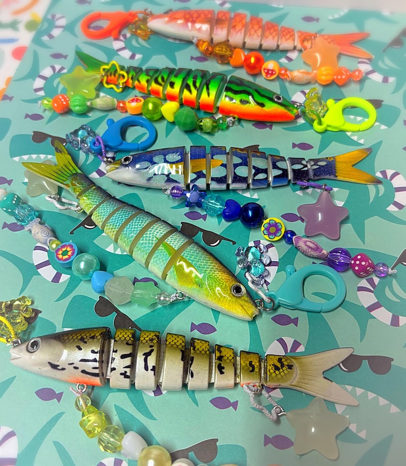 Fish Keychain ( Fidget Stim Weirdcore Decora ) - Etsy
