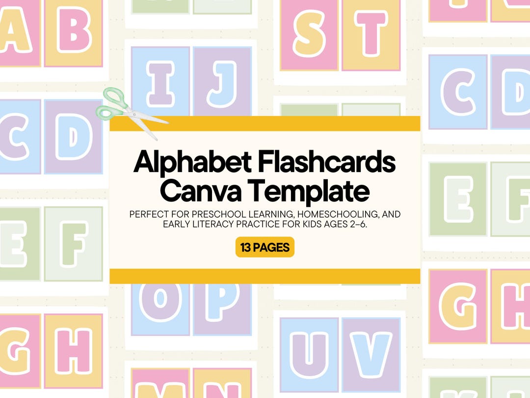 Colorful ABC Flashcards Printable for Toddlers and Preschool Learning ...