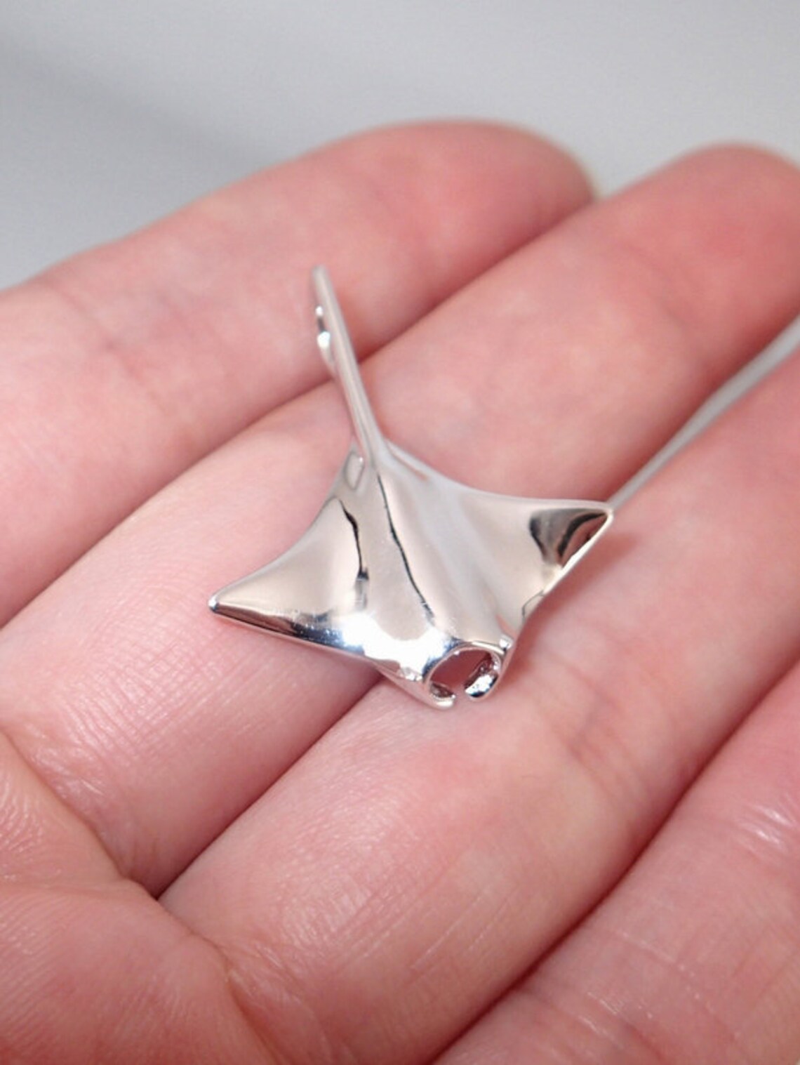 Manta Ray Pendant Manta Ray Necklace Sterling Silver Manta - Etsy Canada