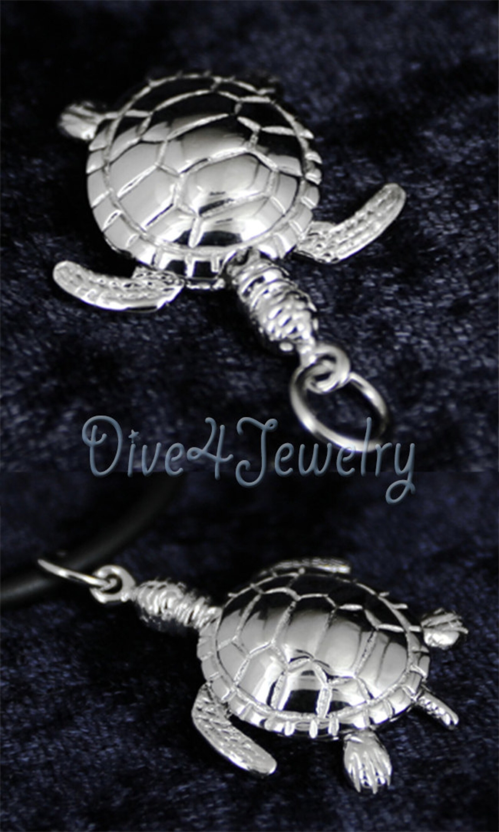 Moveable Turtle Necklace Moving Head Legs and Tail Solid - Etsy